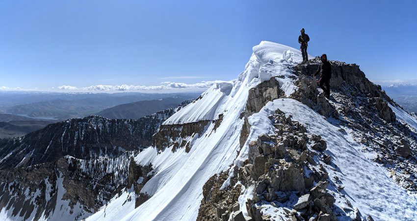 Cold Fusion Couloir to North Timpanogos